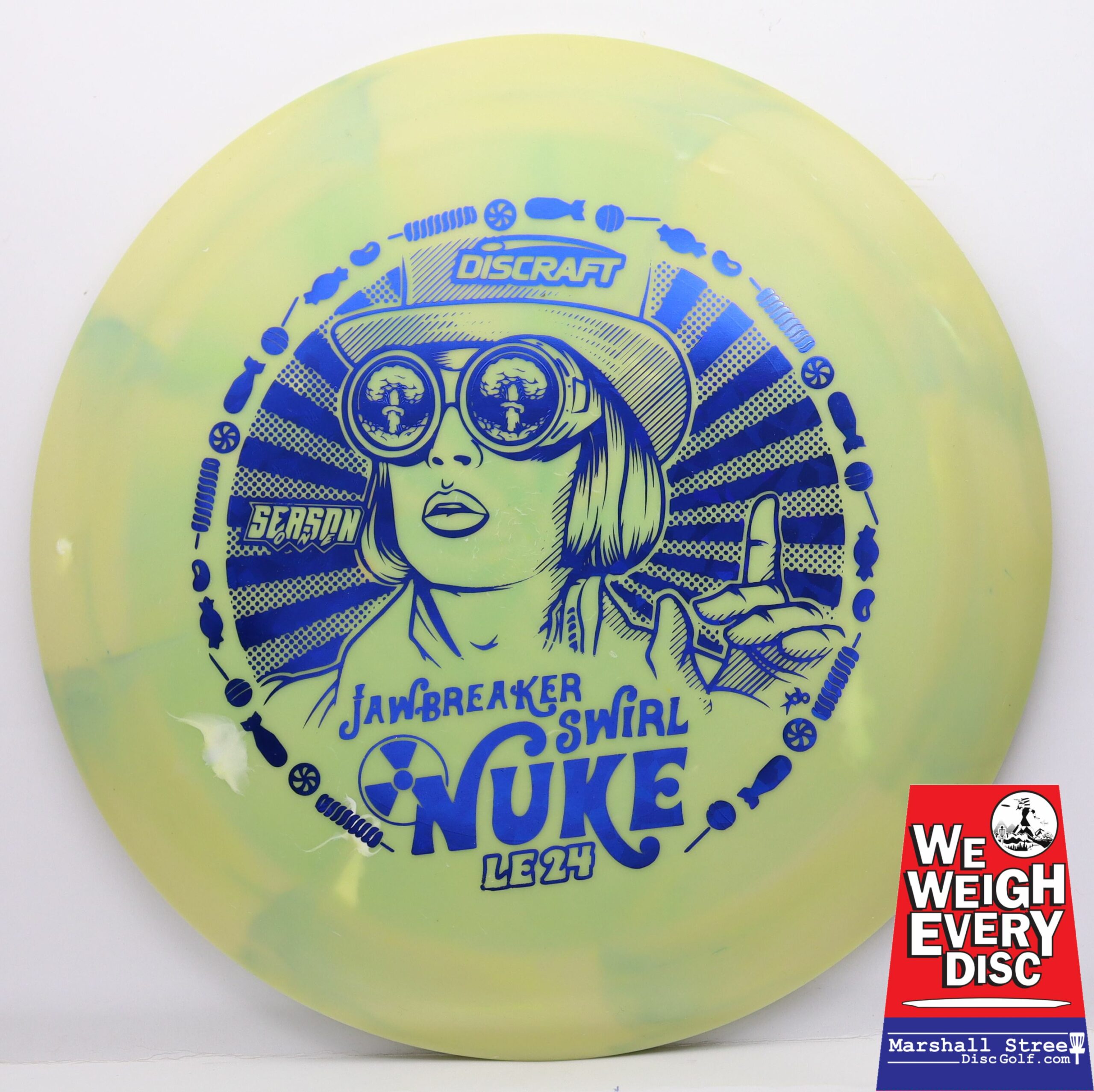 Jawbreaker Swirl Nuke, 2024 Ledgestone Edition • Marshall Street Disc Golf